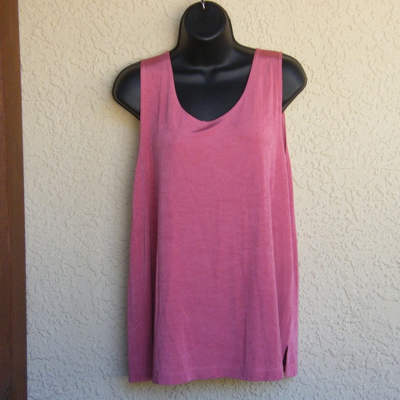 Draper’s & Damon’s | Tops | Drapers And Damons Pink Slinky Tank Top ...